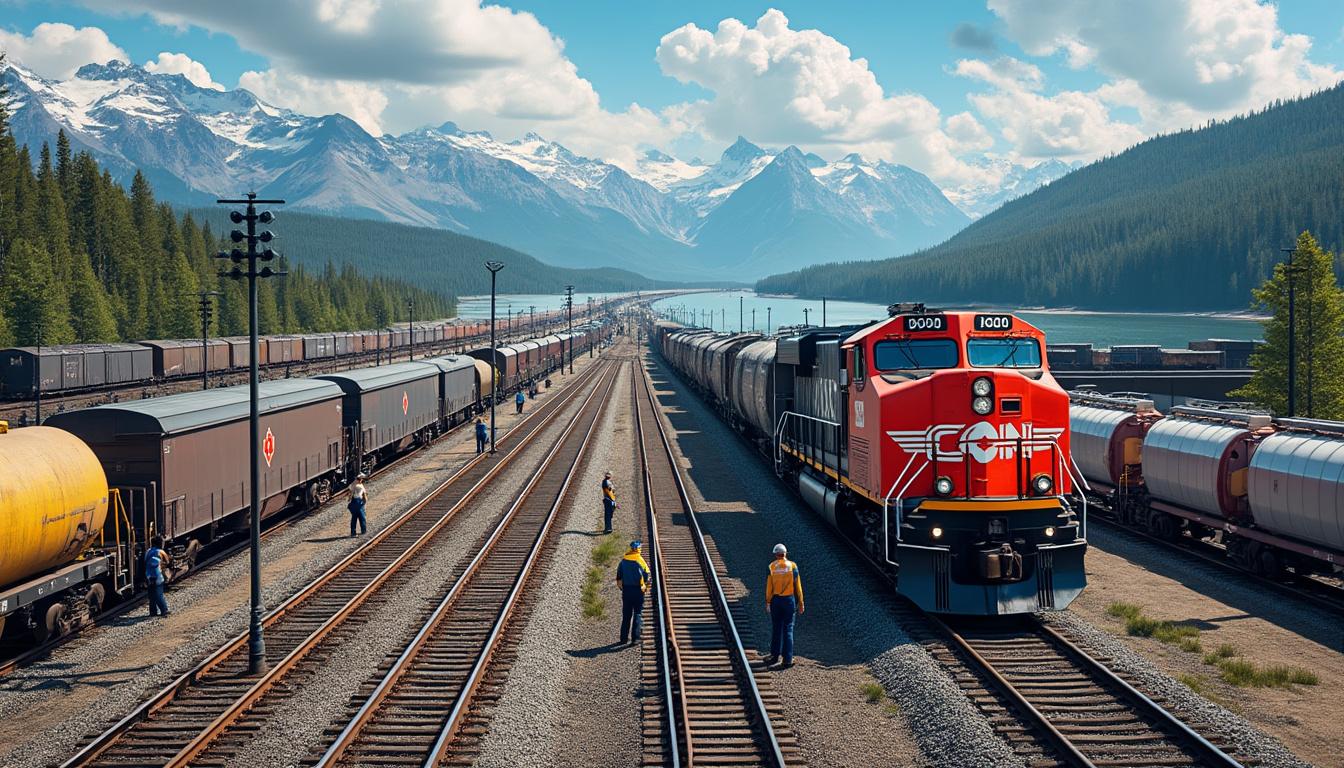 Canadian National Railway (CN) : réseau ferroviaire, historique et ...